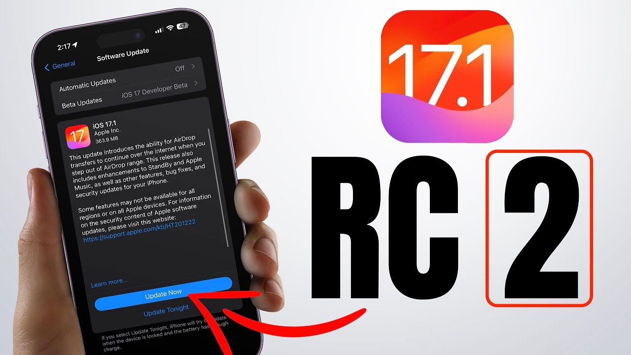 iOS 17.1 RC2 for iPhone 15 - GoogleCraft